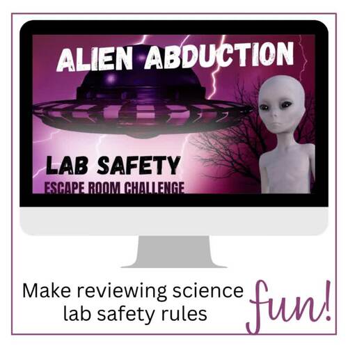 Science Lab Safety Skills Activity Digital Escape Room Middle School