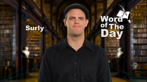 Word of the Day - Surly by The Storyteller Teacher | TPT