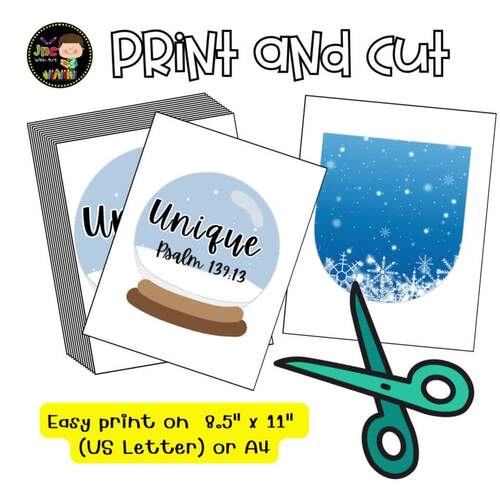 God says you are Snowball Winter Bulletin Board Kit Christian Christmas ...