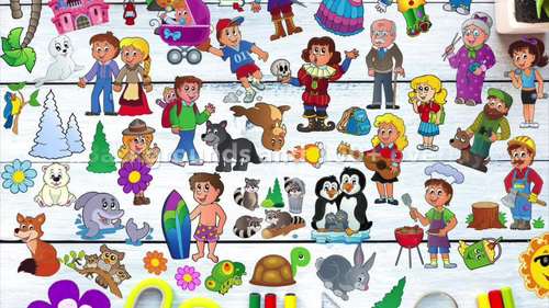 17 Reusable DIY Create A Scene Busy Book Printable Pages by Paraplu Designs