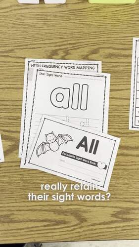 Sight Words Kindergarten Worksheets Practice, Activities, Books, First ...