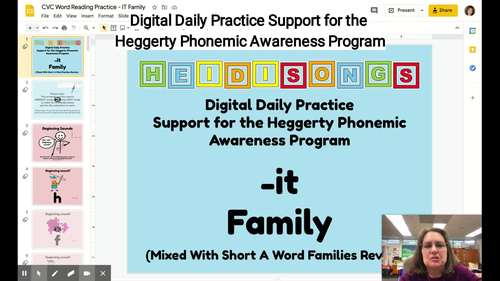 Heggerty Phonemic Awareness Practice Bundle for Short Vowel CVC Words ...
