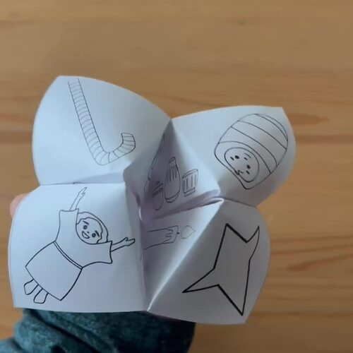 Faith-Based Christmas Fortune Teller (3yr-K) | Activity for church or ...