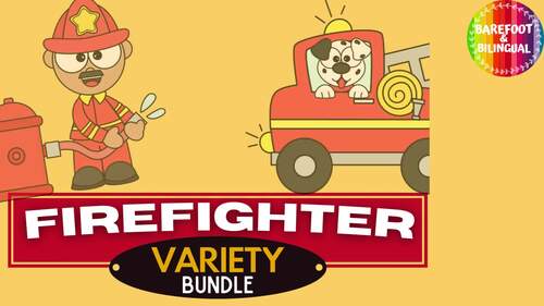 Firefighter Clipart Variety GROWING BUNDLE **LIGHTNING DEAL** | TPT