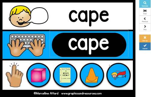 LONG VOWEL CVCE WORDS BOOM CARDS DISTANCE LEARNING KINDERGARTEN, 1ST GRADE