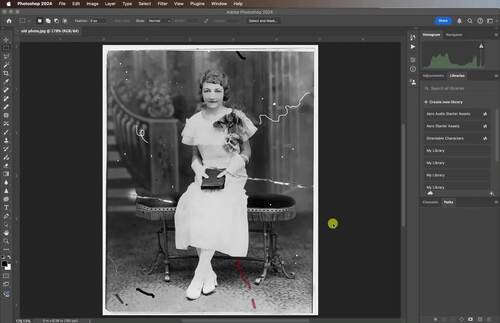 Unit 2 - Project 3 - DSLR Photography – Photoshop Tutorial H: Old Photo Fix