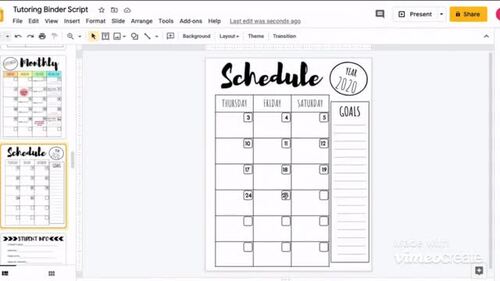 EDITABLE BUNDLE: 4 Tutoring Binders AND Editable Name + Coloring Bookmarks