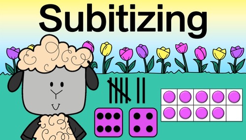 Easter Subitizing to Ten: Math Brain Break by Move and Groove Math