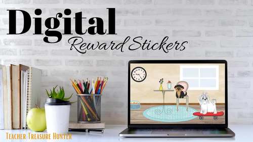 Digital Reward System for Distance Learning Google Classroom Animal Theme
