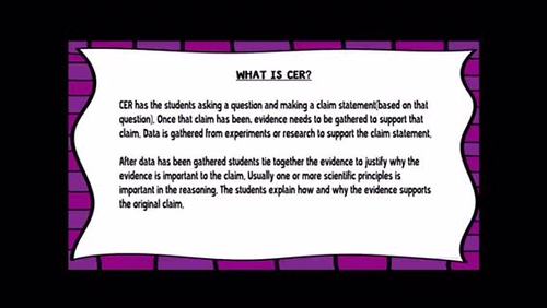 CER 16 TEMPLATES for Digital Notebook Distance Learning or Print