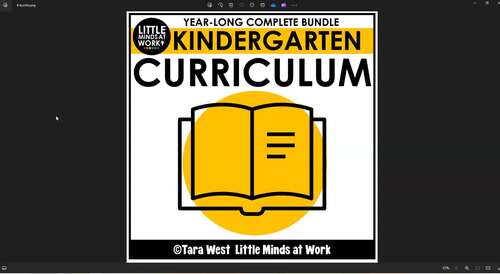 Little Minds at Work® Kindergarten Curriculum YEAR-LONG BUNDLE | TPT