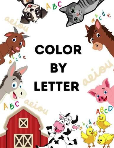 Color by Letter Worksheets | Alphabet Coloring Pages | Preschool ...