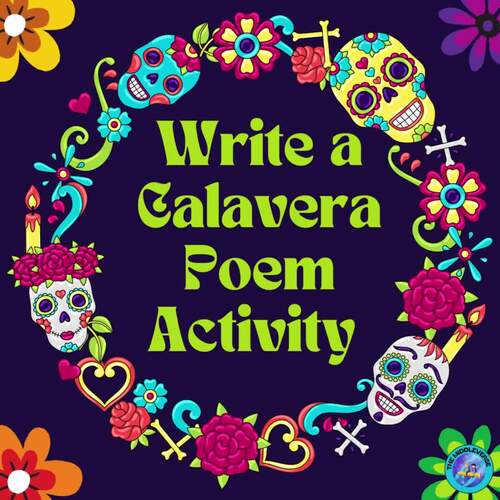 Calavera Poem Activity by The MiddleVerse | TPT