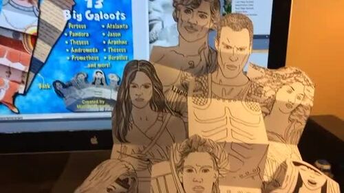 GREEK MYTHOLOGY Activity: Heroes and Heroines Bulletin Board Project ...