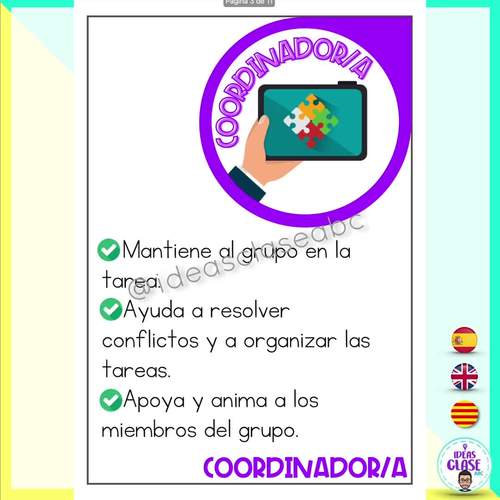 COOPERATIVE LEARNING- Journal- Roles- Rubric- Assessment-Bilingual dual