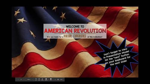 American Revolution Distance Learning Google Classroom | Google Slides