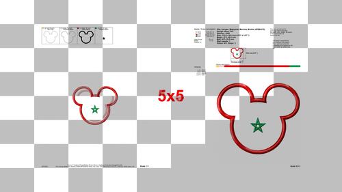 Mickey Mouse Morocco Applique Embroidery Design - Instant Download by ...