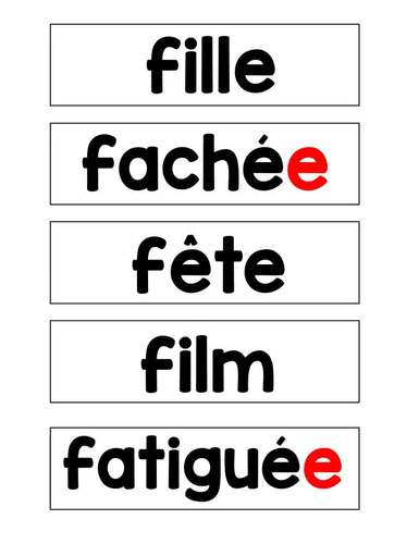 Grade 1 French Sight Words | French High Frequency Words | Grade 1 Word ...