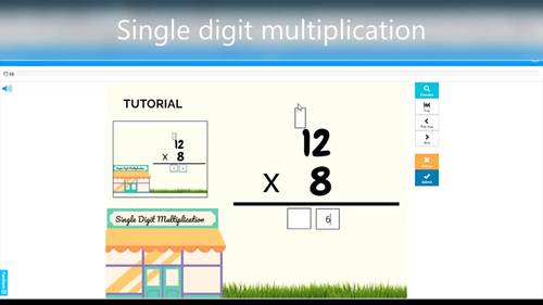 Single Digit Multiplication Distance Learning BOOM CARDS by Language Forum
