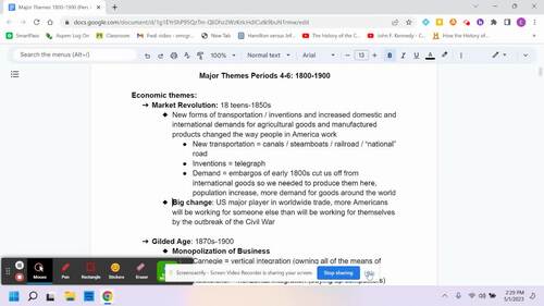APUSH Exam Video review: Major themes of 1800-1900 | TPT