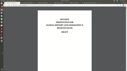 New Regents Global 10 Stimulus-Based Multiple-Choice, Frameworks 10.9