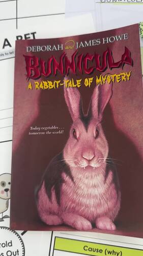 Bunnicula Novel Study Unit – Literacy & Mystery Activities - Halloween ...