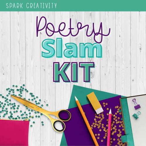 Poetry Slam: Slam Poetry Unit Activities, Elements of Poetry, Poetry ...