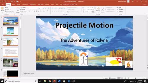 Projectile Motion - Full Unit Bundle by Physics Burns | TPT