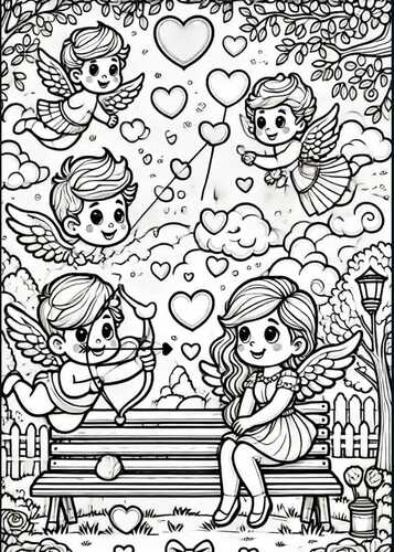 Valentine’s Day Bundle | Love Monster Craft Love Bug | Valentines Color ...