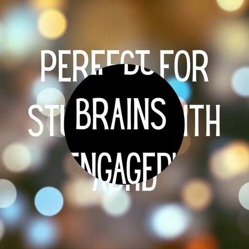 Coloring Activity Worksheet ELA SEL ND ADD ADHD Reading Focus Help 2 3 4