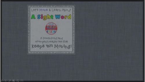 Whole Class Interactive Sight Word Activity & Printable Sight Word Book ...