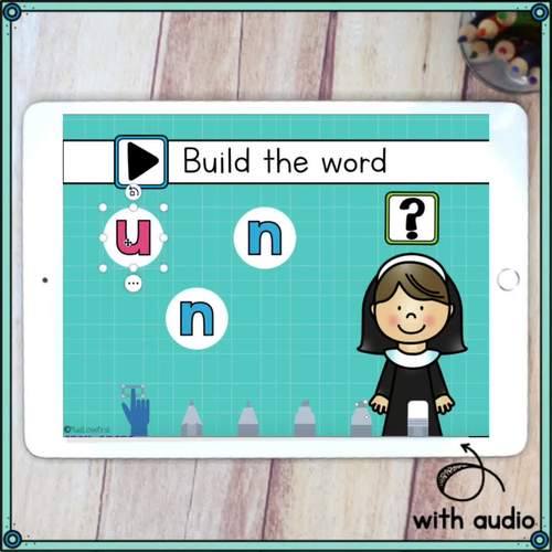 Word Families Short U for Seesaw and Google Slides Distance Learning