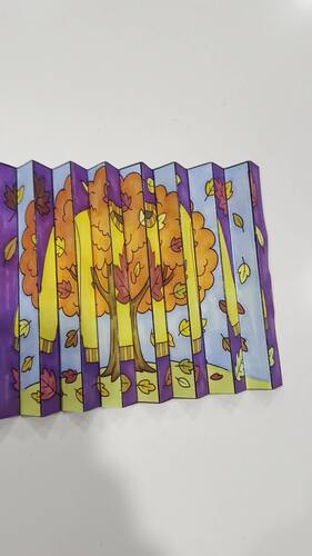 Fall Agamograph & Coloring Pages Activity- Autumn Themed Optical ...