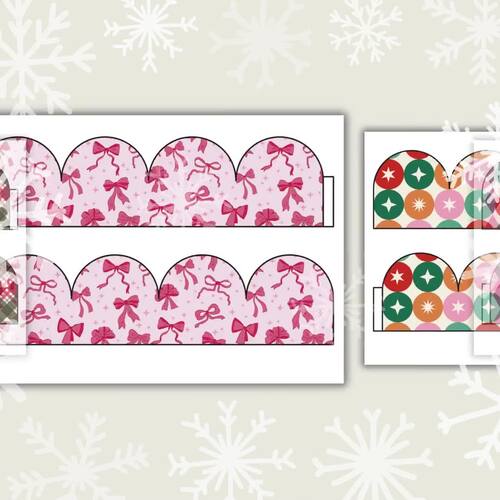 Winter Bulletin Board Borders Printable Christmas Classroom Door Decor