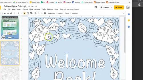 google coloring sheets
