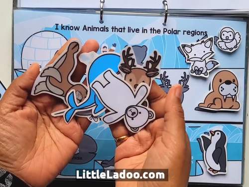 Winter Busy Book, Toddler learning binder, Printable Quiet book by ...