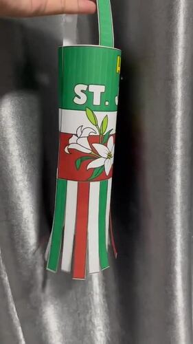 St. Joseph's Day Windsock Craft | Coloring Art Project, Catholic Kid's ...