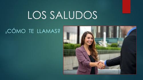 Spanish Greetings PowerPoint and Interactive Notebook Activities