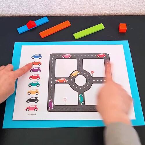 Color Car Match – Finger Gym Game | Fine Motor & Visual Focus Skills ...