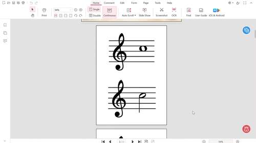 Treble Clef Flashcards | Notes & Rhythm (C5–B5) | Beginner Music ...