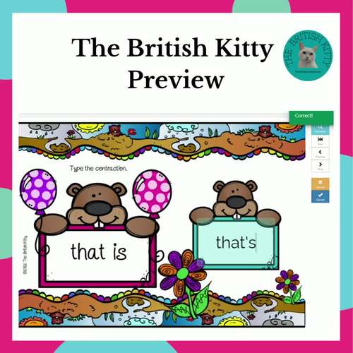 40% off Groundhog Day Grammar Vocabulary Bundle 2nd & 3rd Grade Boom Cards™