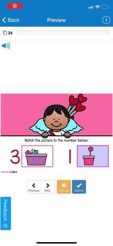 Valentine's Count and Match Deck | BOOM™ Cards by Easy as ABCD | TPT