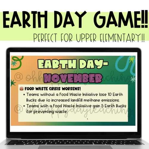 Earth Day Game | Earth Day Activity | Earth Day Learning | TPT