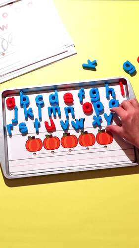 28 Magnet Letter Word Building Mats for Baking Sheets (with Fun Themes!)