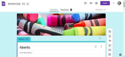 Adverbs - Parts of Speech Digital Google Forms™ Quiz - Distance Learning!