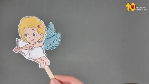 Valentine’s Day Cupid Craft by 10 Minutes of Quality Time | TPT