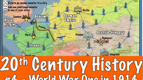 20th Century History Board Games #4 - World War I in 1914 (American ...