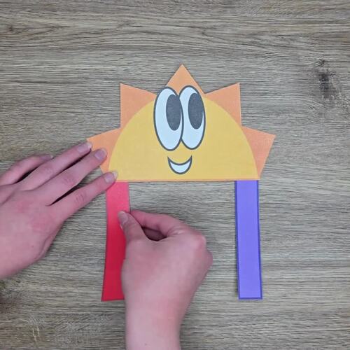 Sun Rainbow Craft Template by Mollers Makes It | TPT