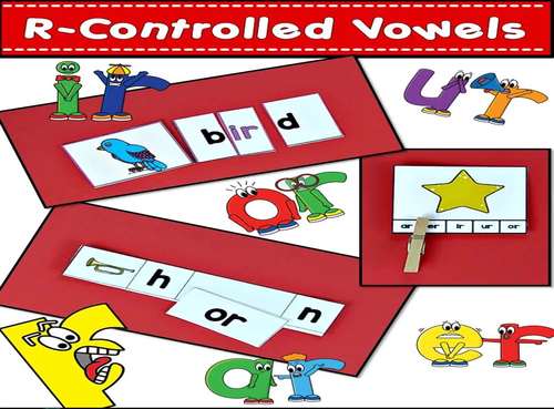 R-Controlled Vowels Activities & Worksheets | R Controlled Centers