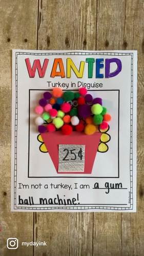 Disguise a Turkey November Writing Activity | Thanksgiving Writing & Craft